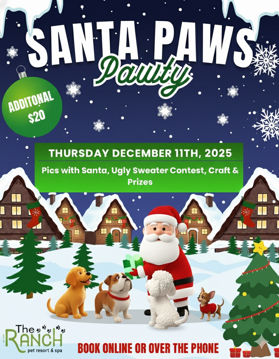 Santa Paws is Coming to The Ranch Pet Resort and Spa - The Ranch Pet Resort